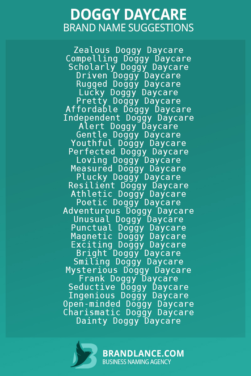 915 Best Doggy Daycare Name Ideas List Generator 2023 